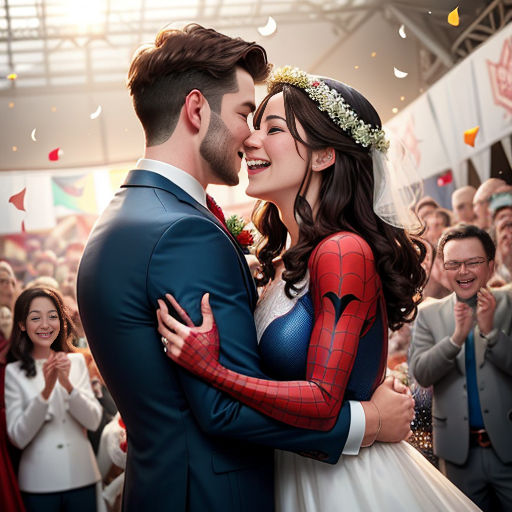 The Silk and Spider Man's Wedding | Story.com