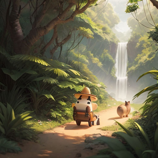 The Mustachioed Explorer and Capybara Companion | Story.com