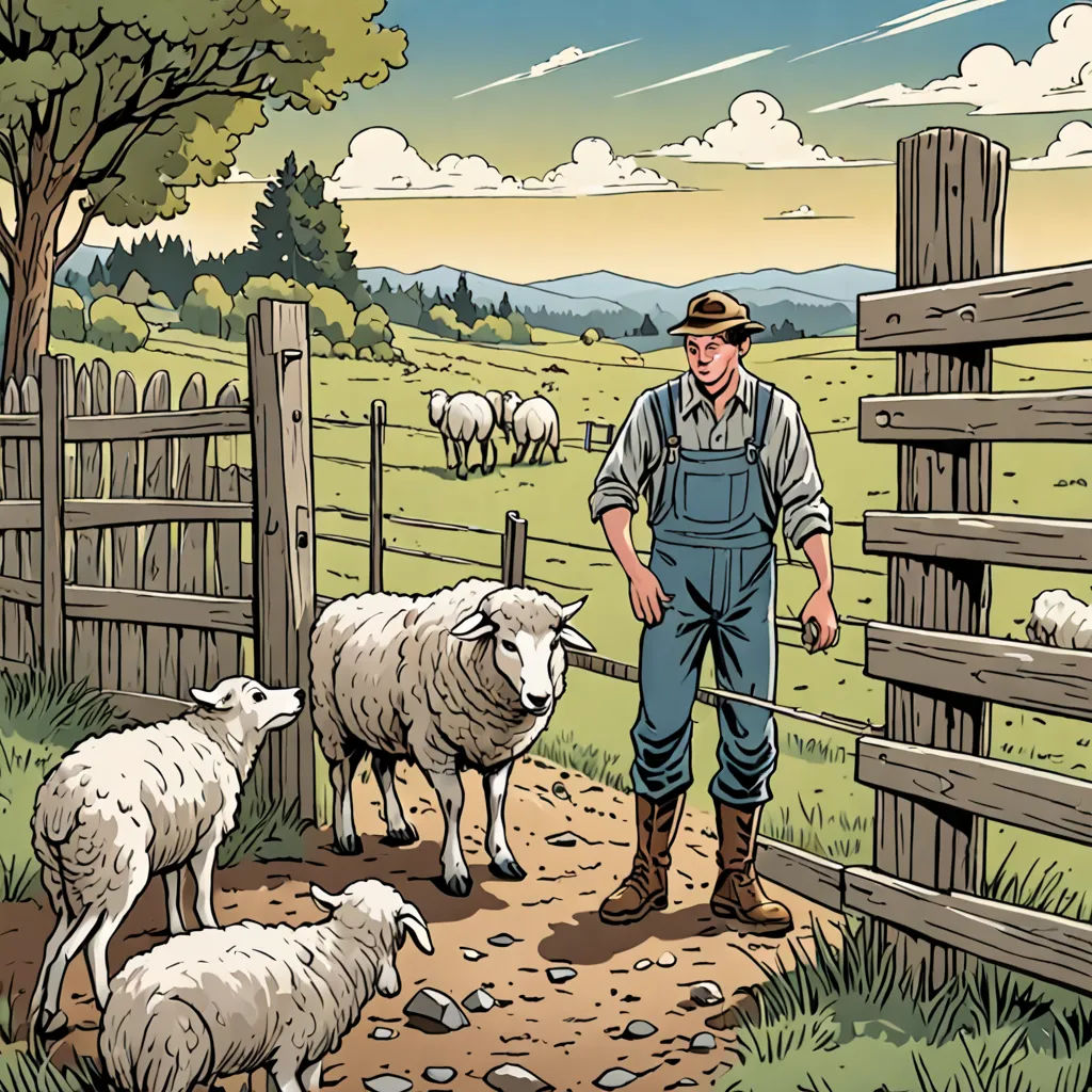 The Repaired Sheep Pen | Story.com