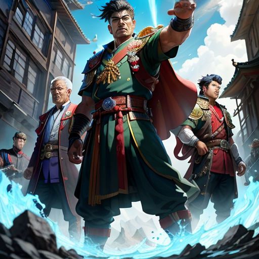 v-comic :The Hero Badge of asia | Story.com