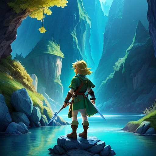 Triforce Of Courage Links Hand