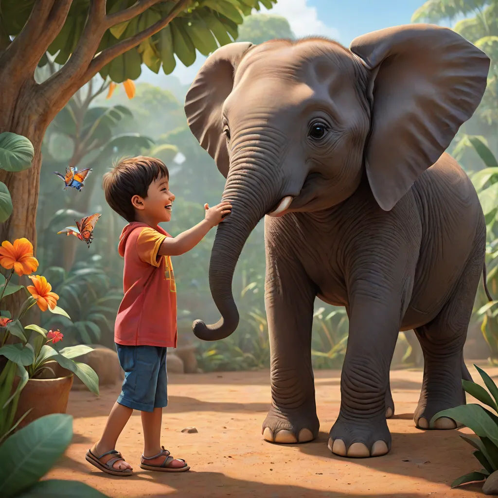 Elliott And The Friendly Elephant | Story.com