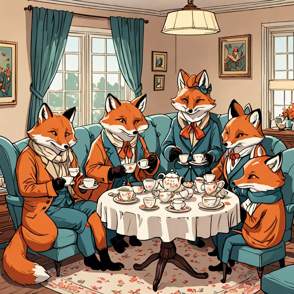 The Fancy Fox Tea Party | Story.com
