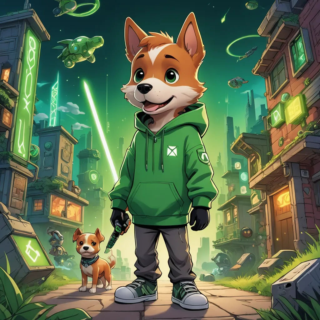 The Adventures of the Green Xbox Dog | Story.com