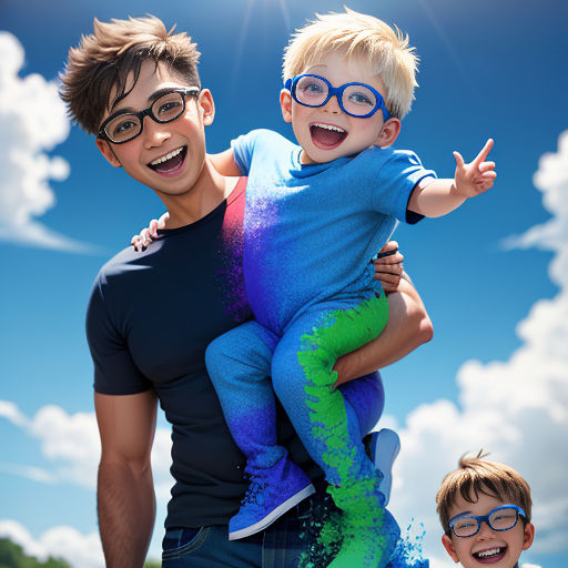 Blue Paint Fun | Story.com