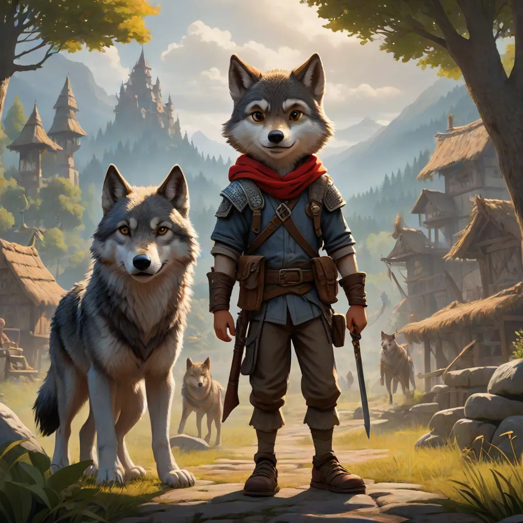 The Boy and the Talking Wolf | Story.com