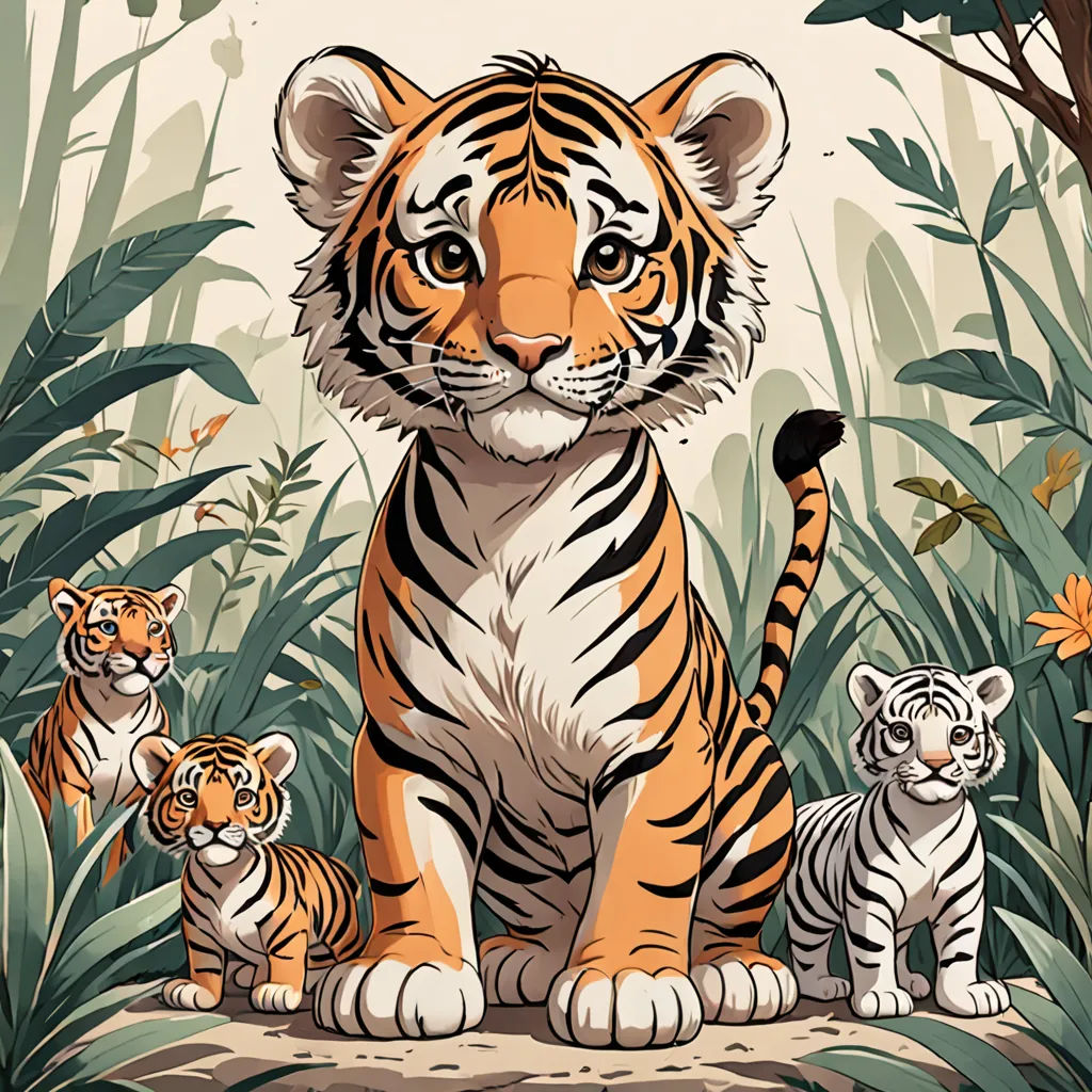 Jonathan The Brave Tiger Cub By Tanja Isabella | Story.com