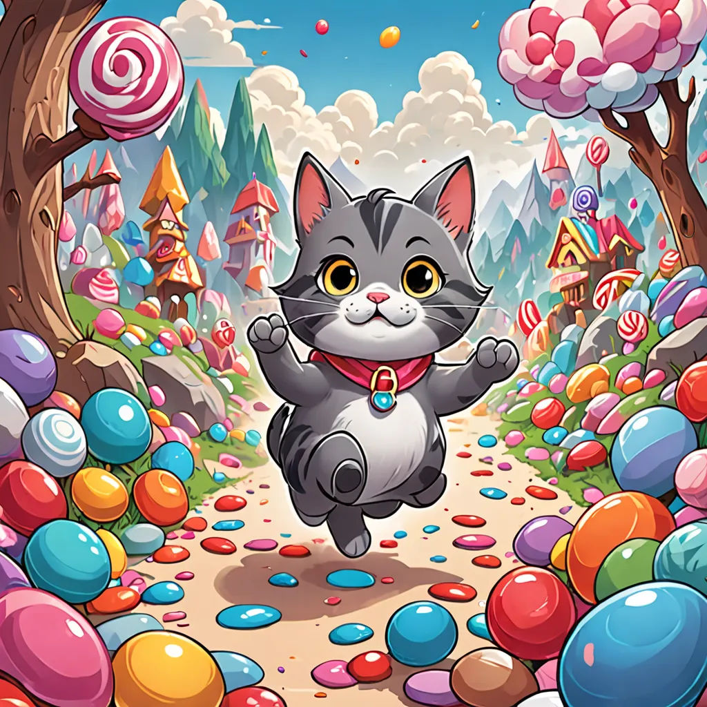 The Colorful Quest: Adventure in Candyland | Story.com