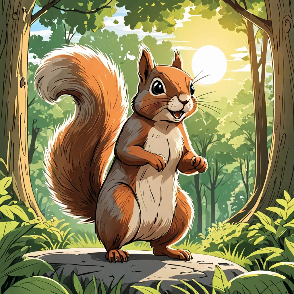 The Adventures of Sparky the Brave Squirrel | Story.com