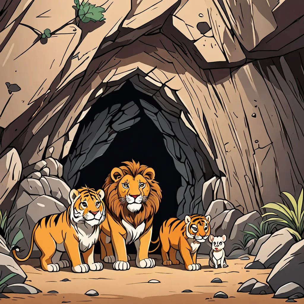 The Lion, the Tiger, and the Brave Mouse | Story.com