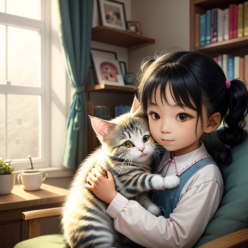 The Little Girl and the Kitty | Story.com