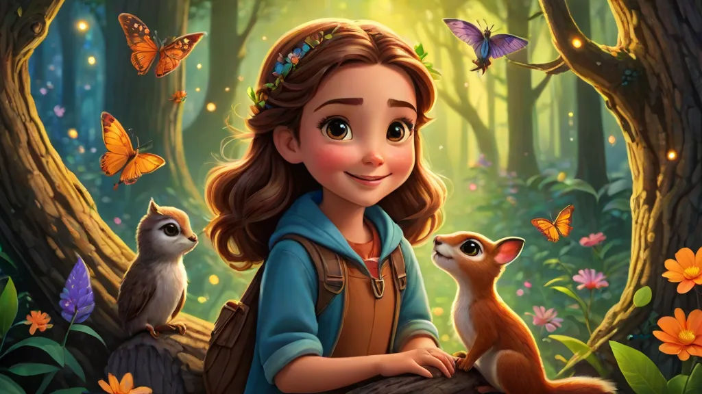 Watch:Ava and the Whispering Woods | AI Fantasy Videos | Story.com