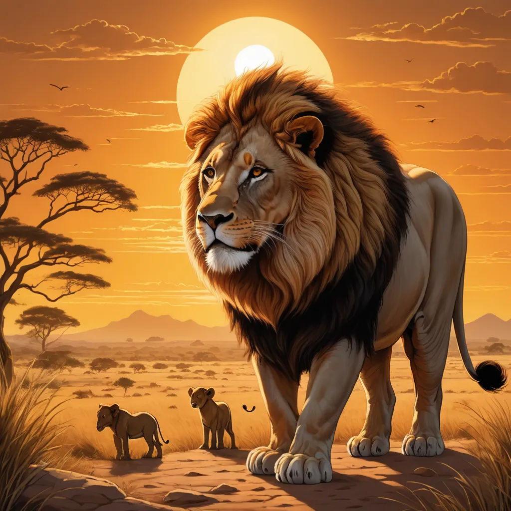 The Greedy Lion | Story.com