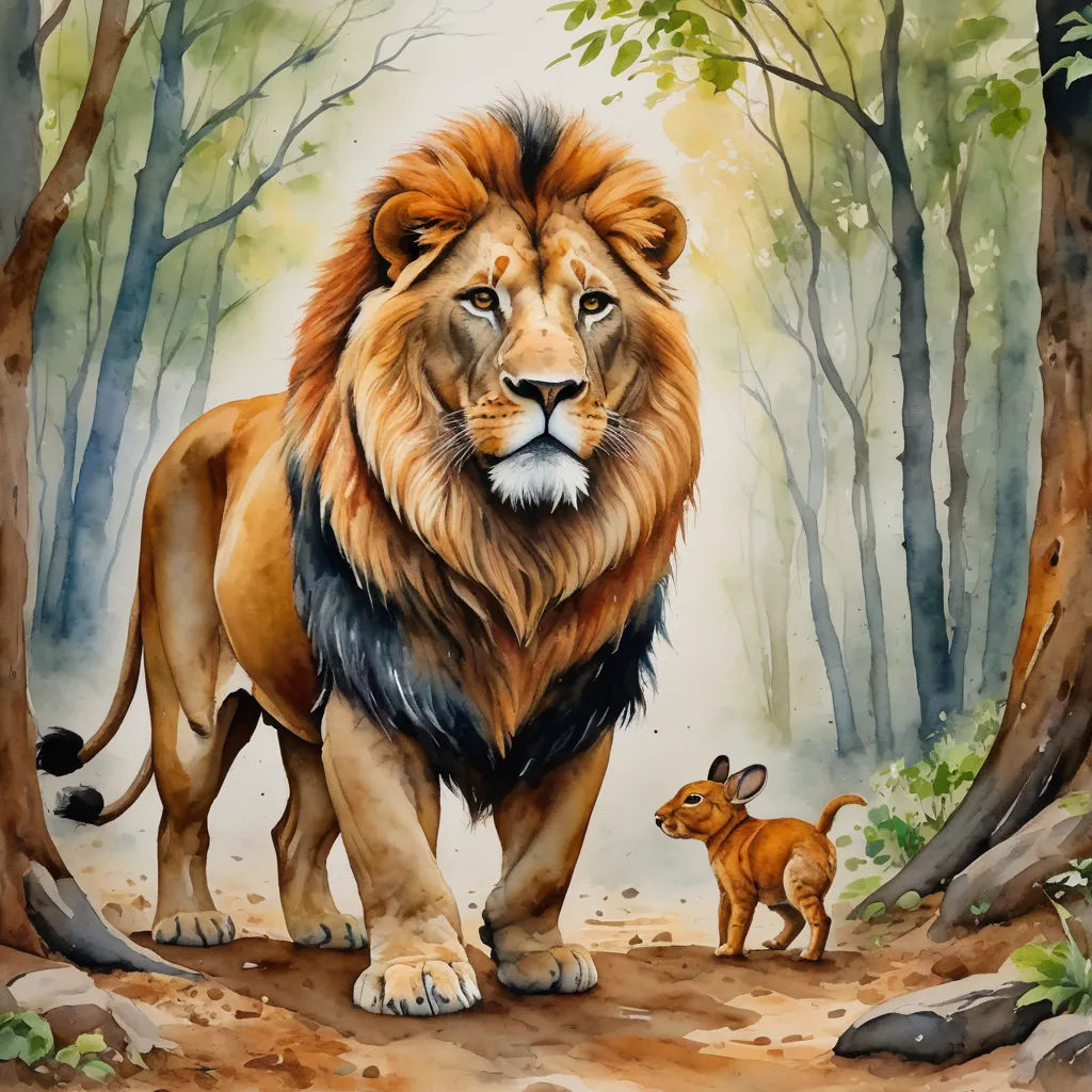 The Lesson of the Lion and the Rabbit | Story.com