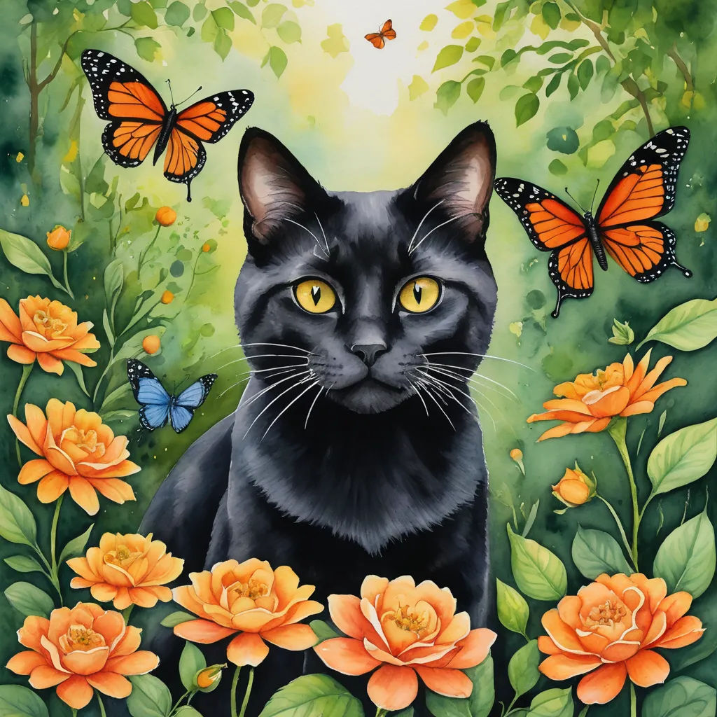 The Curious Cat and the Graceful Butterfly | Story.com