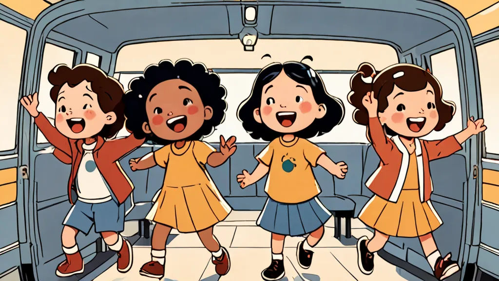 Watch:The Wheels on the Bus in Rhyme Land | AI Children’s Videos ...