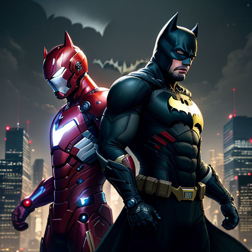 Batman And Ironman Fusion
