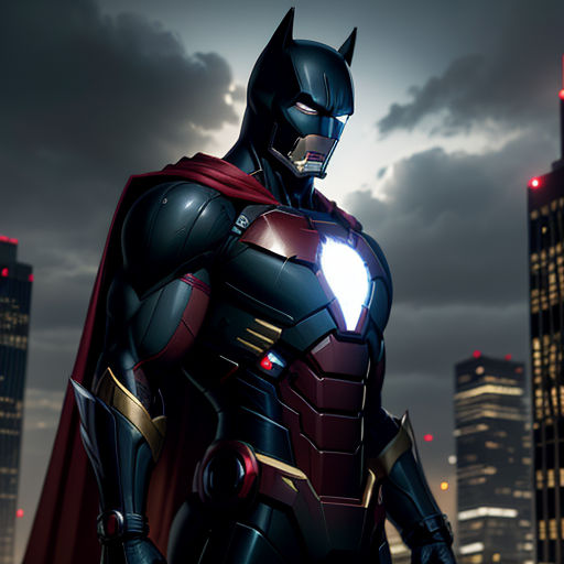 Batman And Ironman Fusion