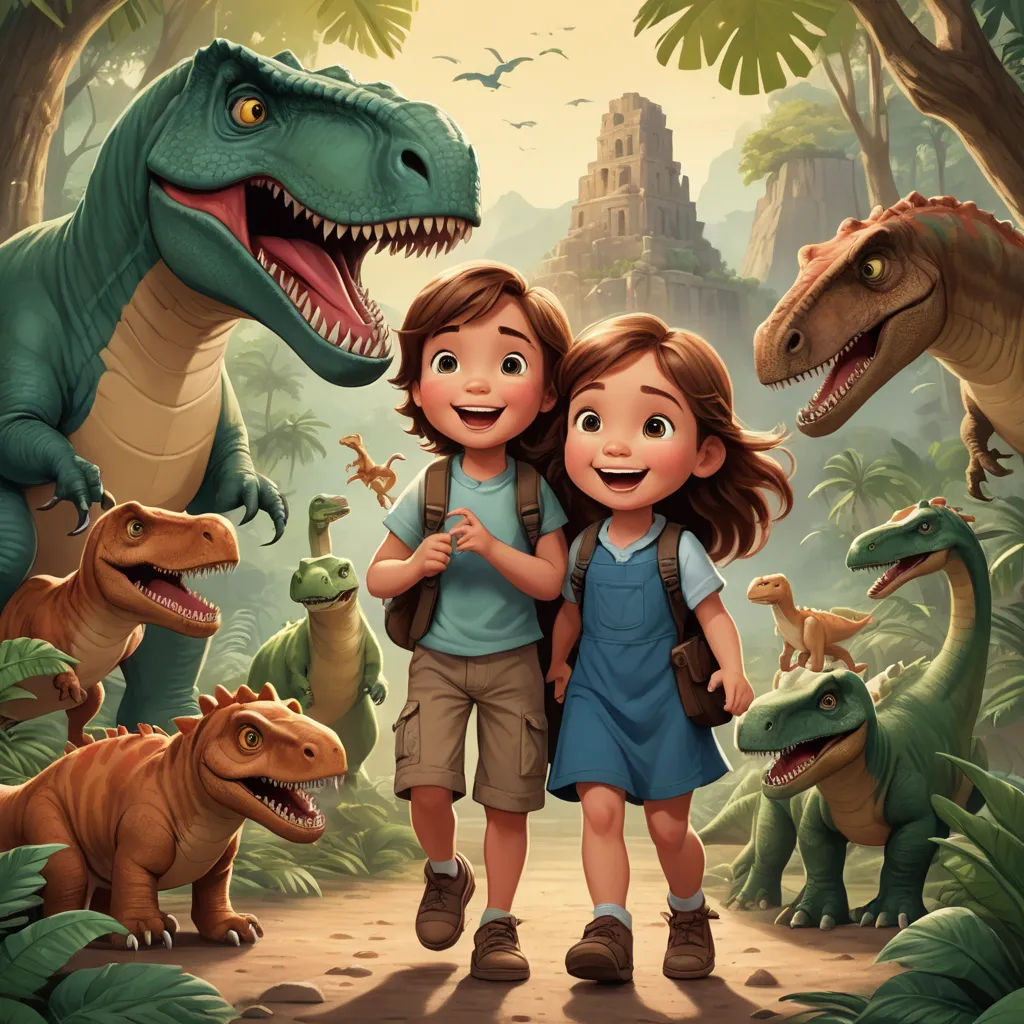 Lara, Levi e o Segredo dos Dinossauros | Story.com