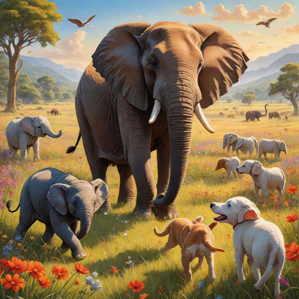 Dogs Meet Elephant | Story.com