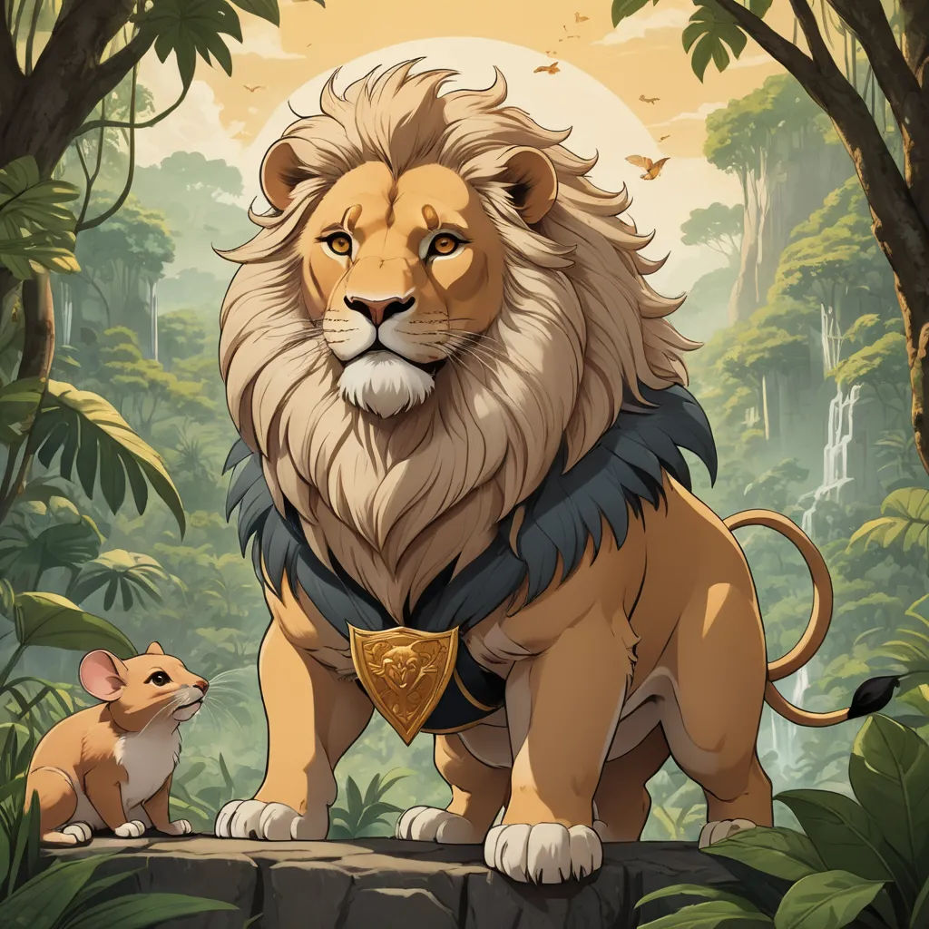 The Lion and the Little Mouse | Story.com