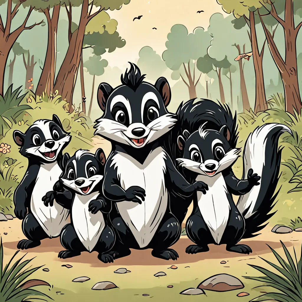 The Mischievous Skunk | Story.com