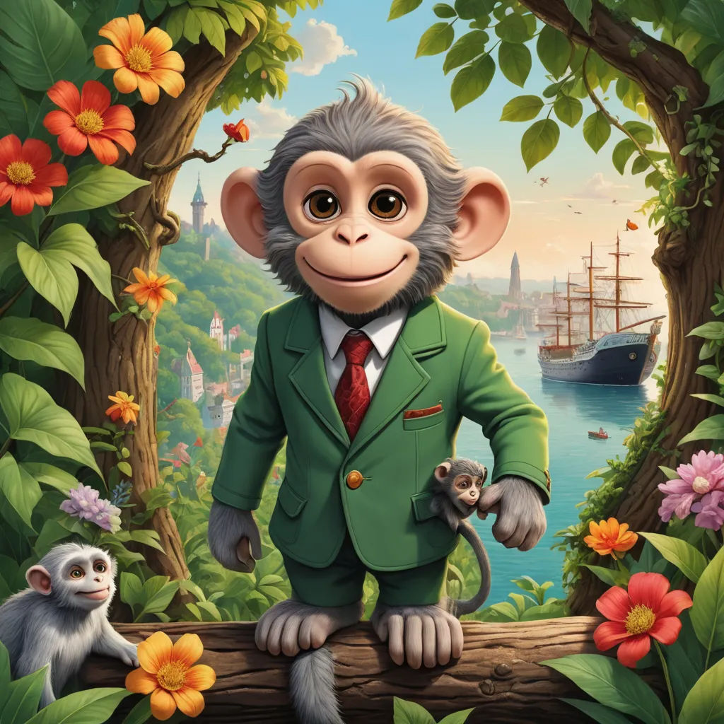The Little Monkey Wilhelm and His Life in Hamburg Othmarschen - The ...