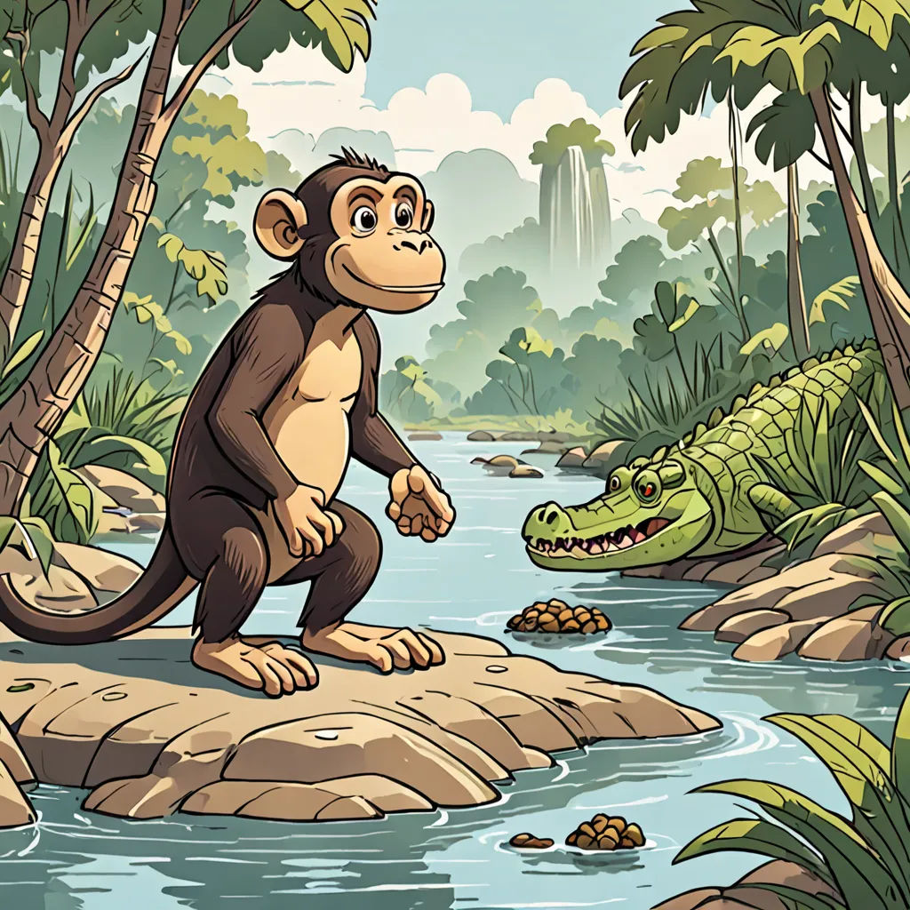 The Clever Monkey and the Crocodile | Story.com