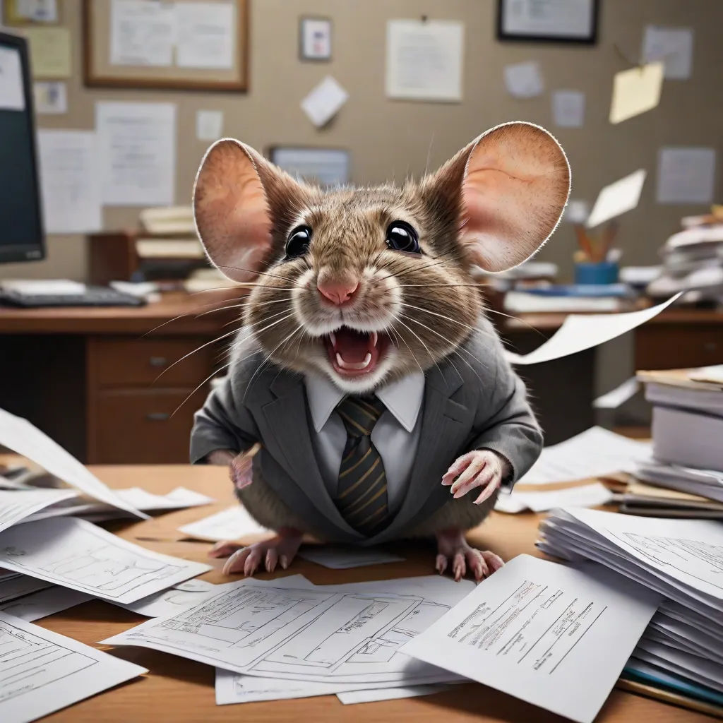 El ratón curioso en la oficina | Story.com