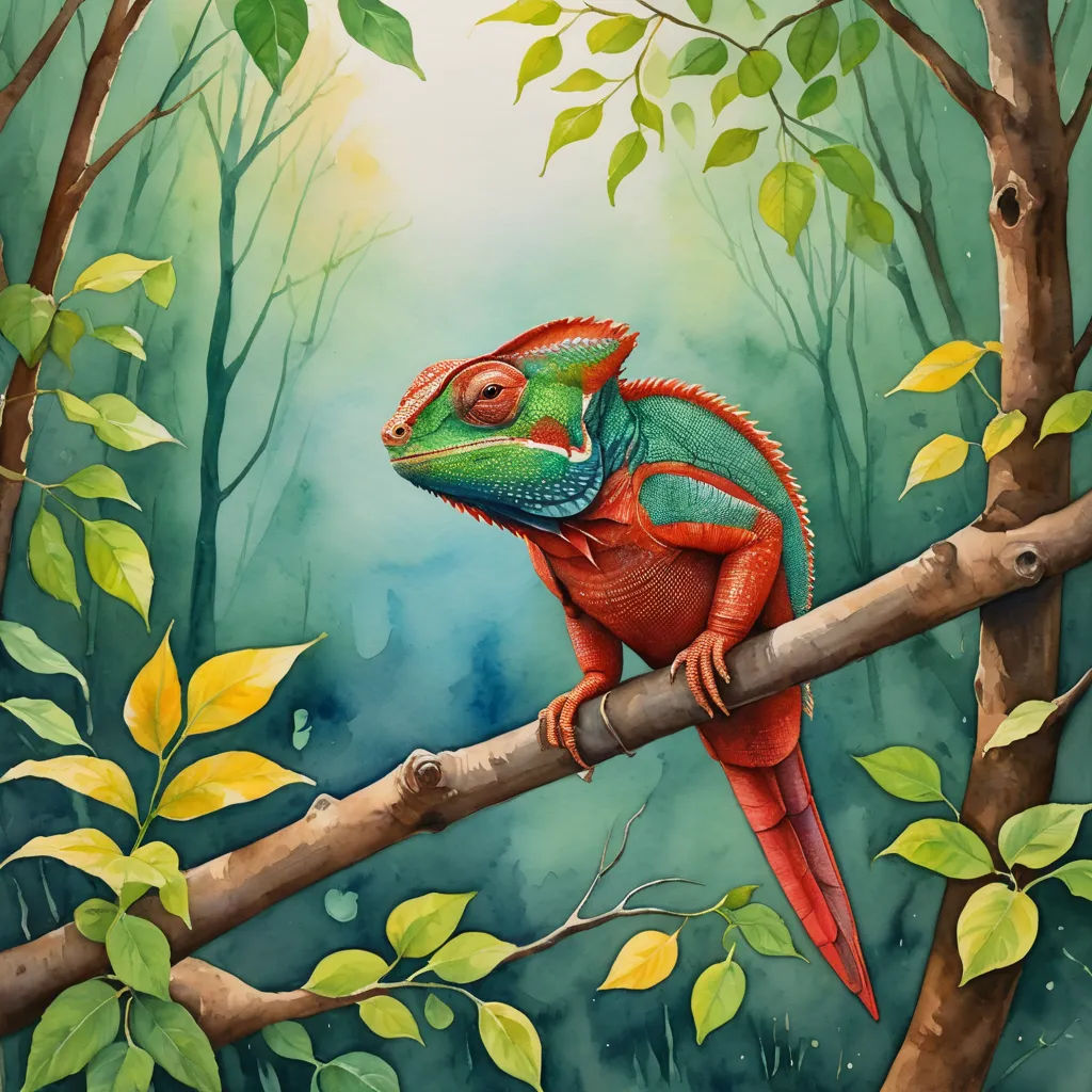 The Colorful Chameleon | Story.com