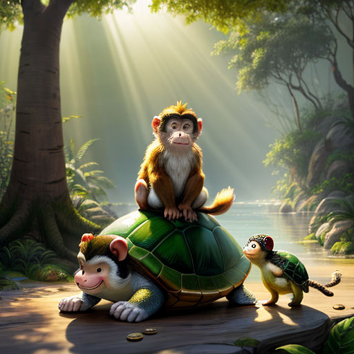The Monkey and the Turtle | Story.com
