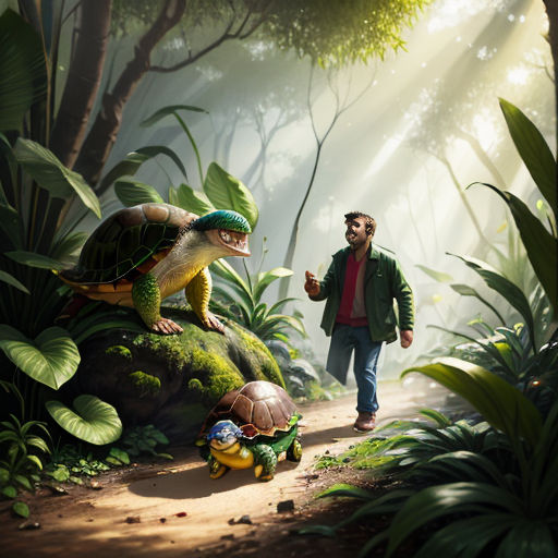 The Monkey and the Turtle | Story.com