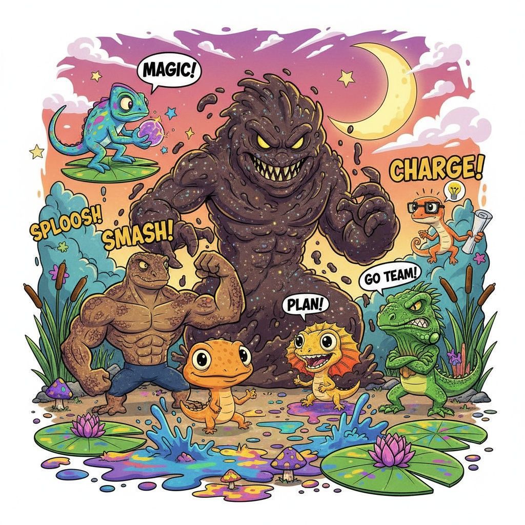 The League and the Mud Monster of Swamp City | Story.com