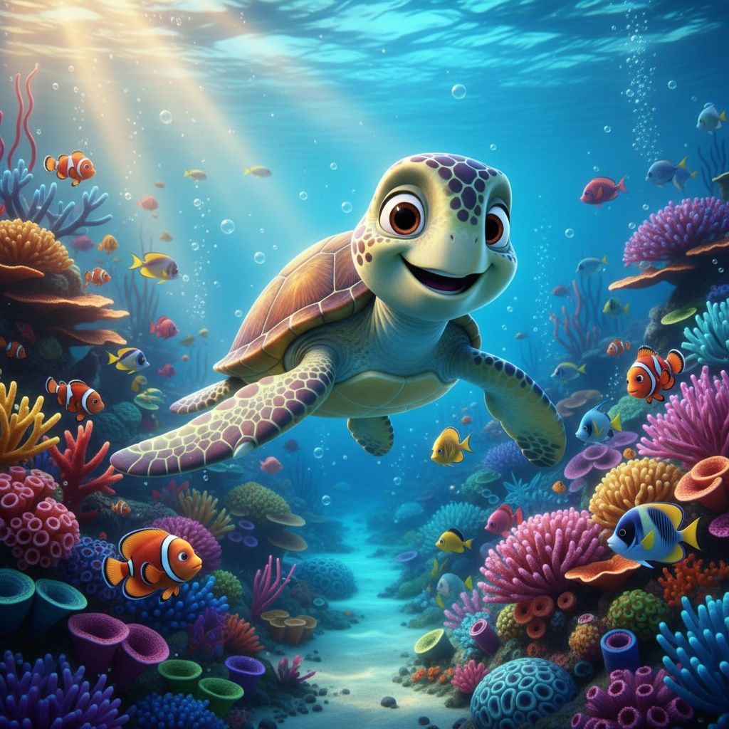 The Adventures of the Friendly Sea Turtle | Story.com