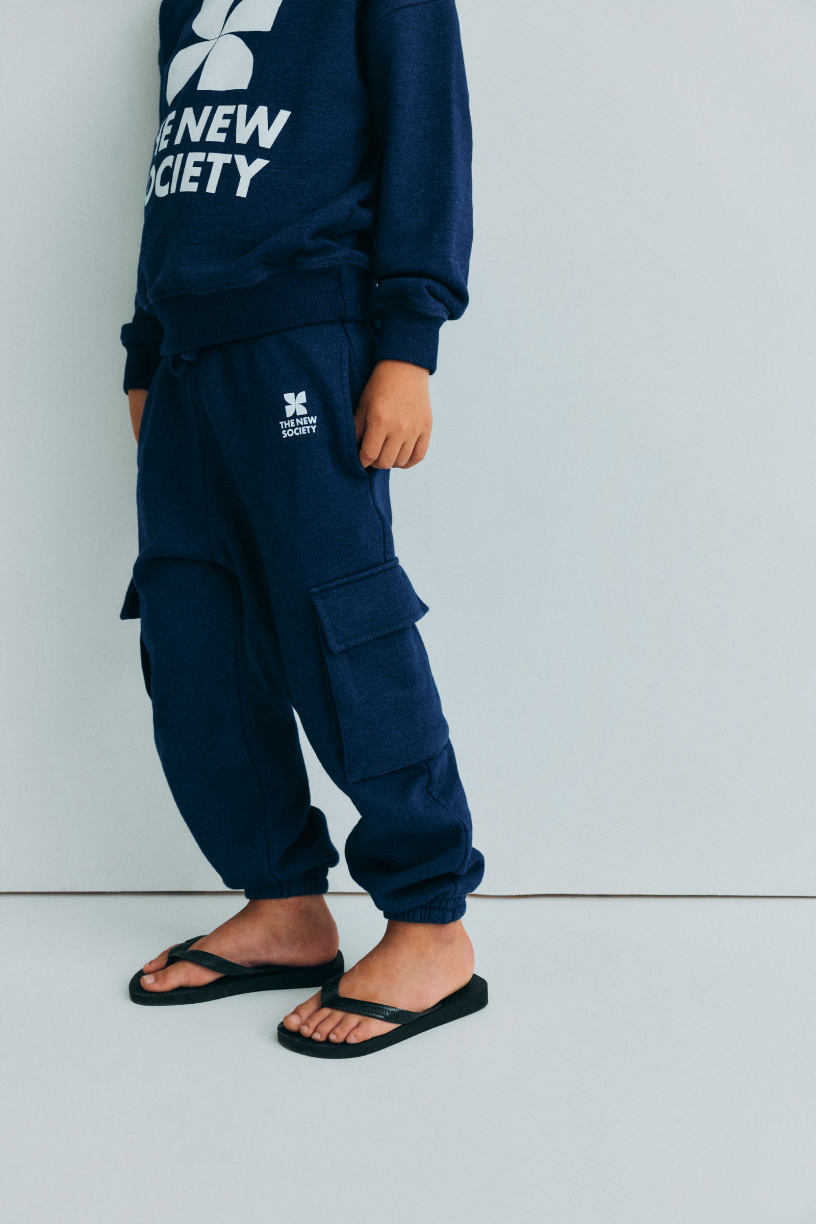 Studio Aimée | TNS logo jogging indigo denim