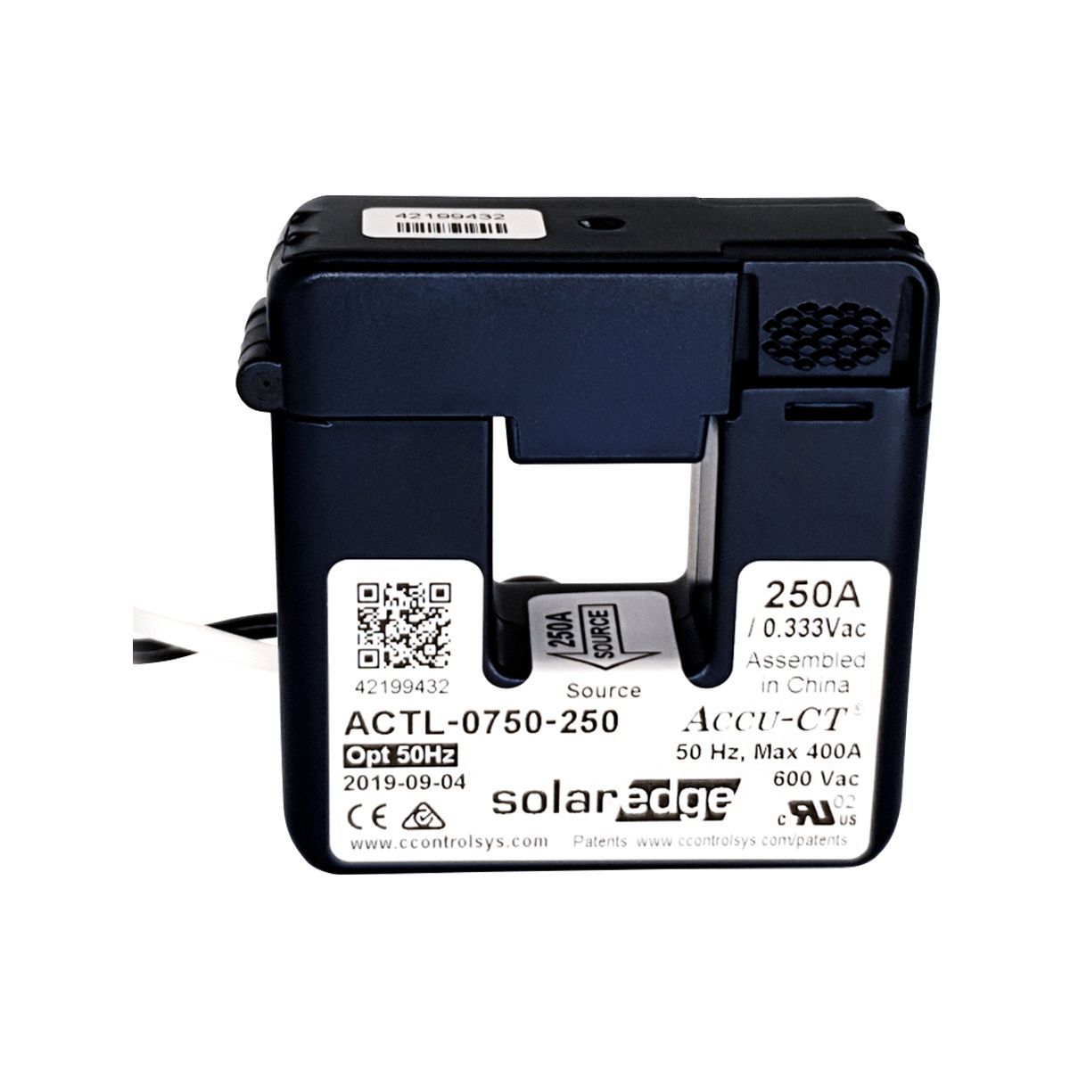 SolarEdge 100A Split-Core Current Transformer SECT-SPL-100A-A ...