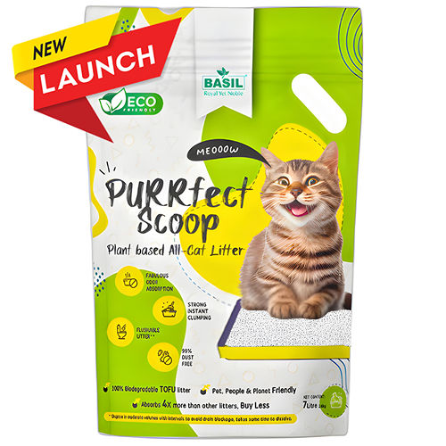Buy Basil Purrfect Milk Powder Scented Clumping Cat Litter online at ...