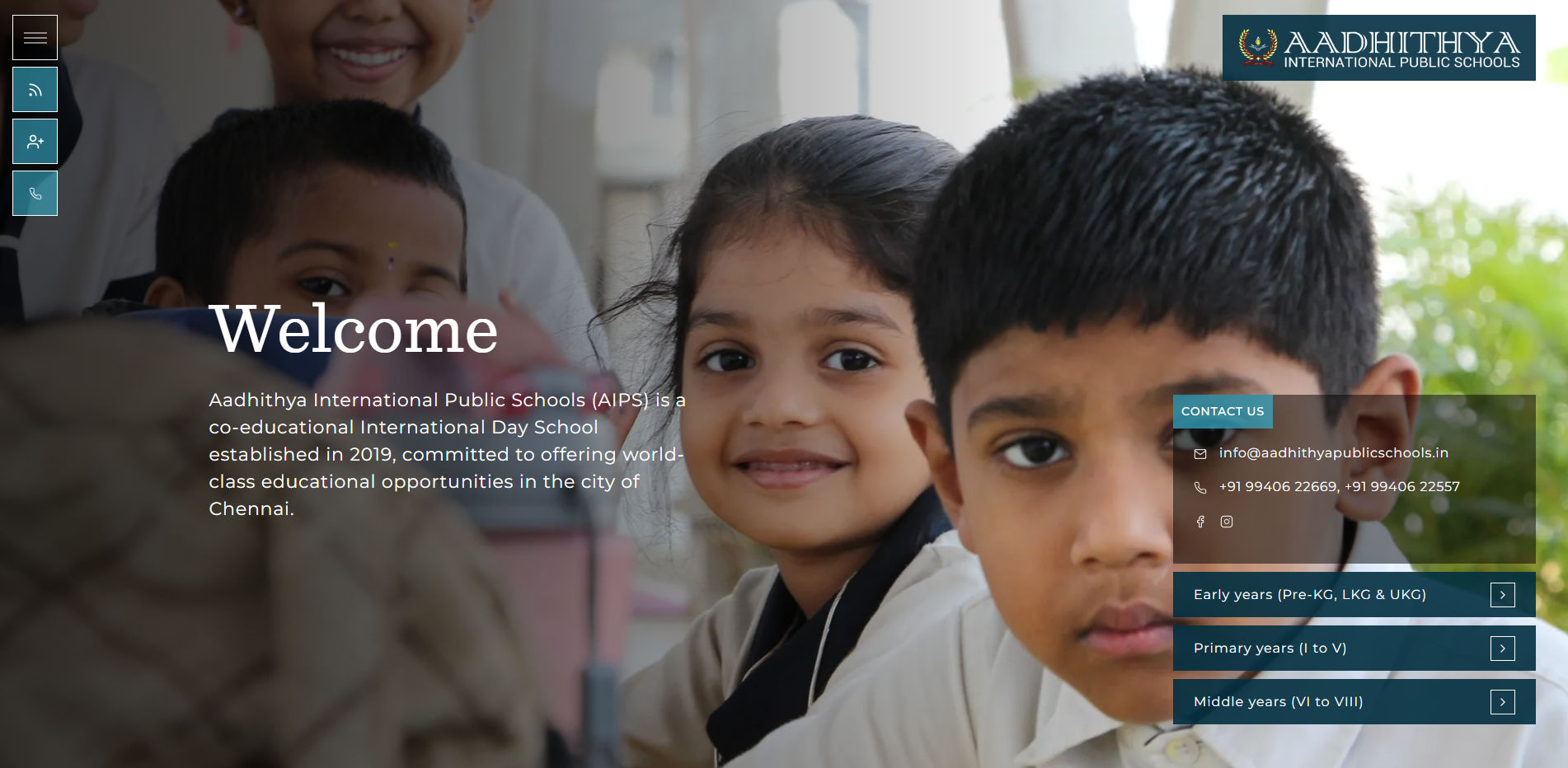 Aadhithya International Public Schools - AIPS | Contact us