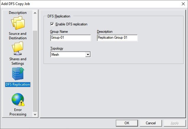 Innovative Distributed File System Replication (DFSR) Add-On