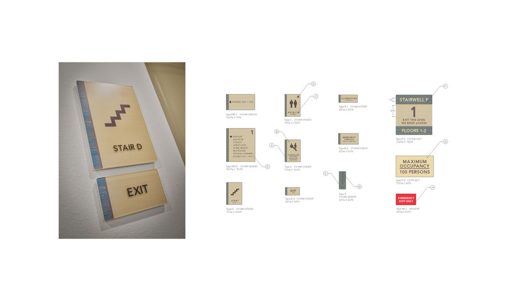 Custom Signage System | The Glades Senior Living | Takeform