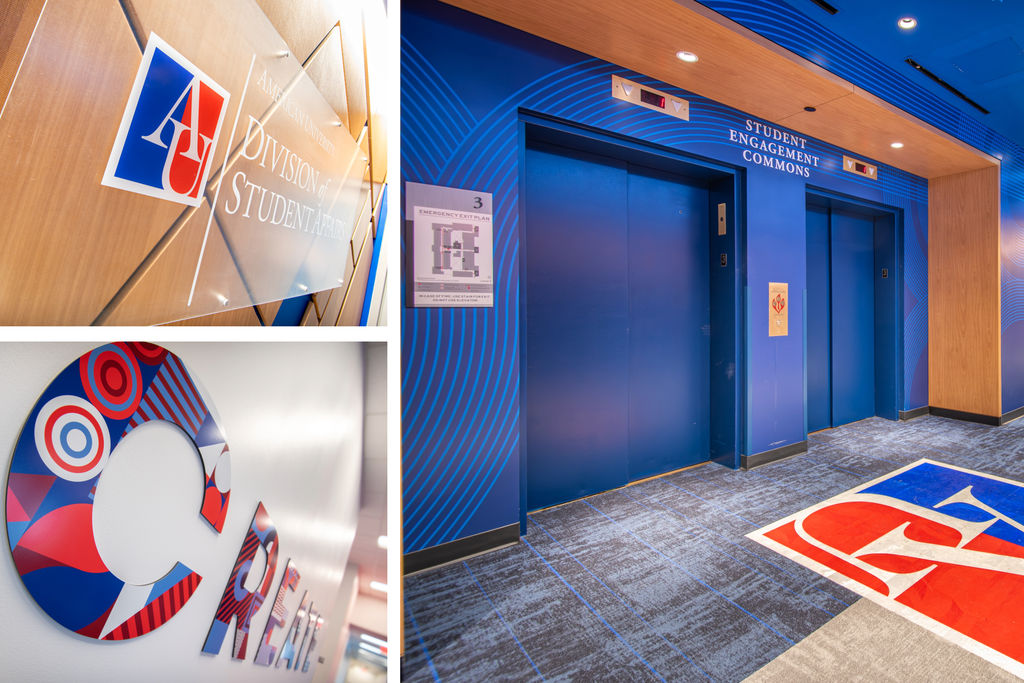 American University: Unified Signage & Graphics Enhance Campus ...