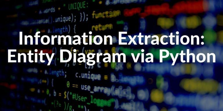 Information Extraction Creating Entity Relation Diagram With Python 7900