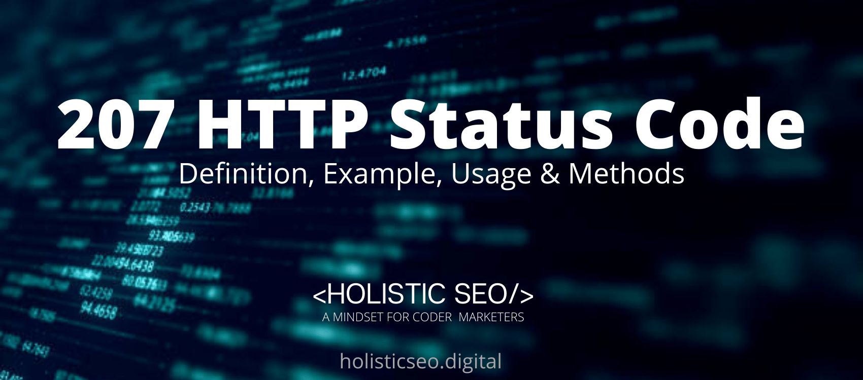 207 HTTP Response Status Code Definition Example Usage Methods