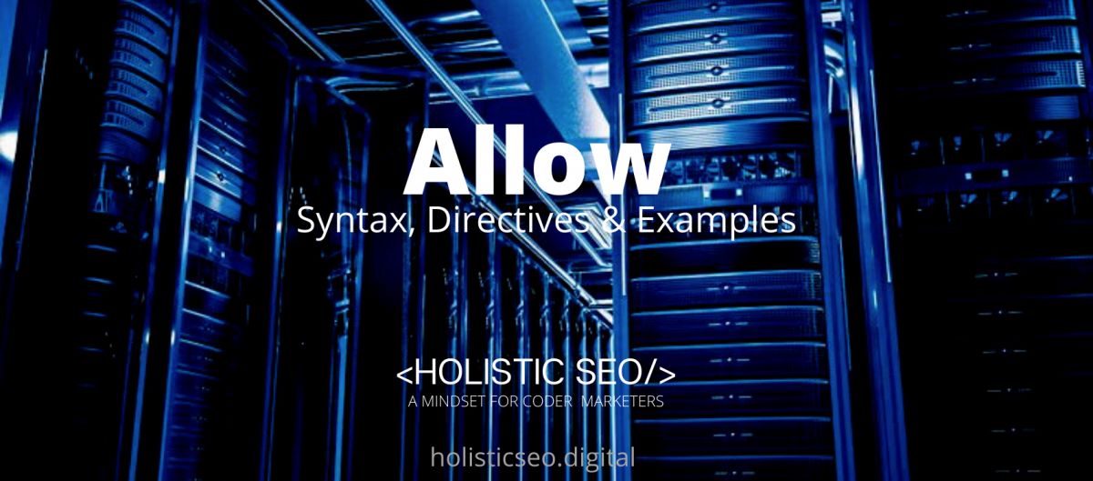 Allow HTTP Header: Syntax, Directive, Examples - Holistic SEO