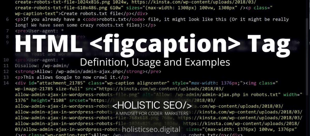 HTML Tag Definition, Usage and Examples - Holistic SEO
