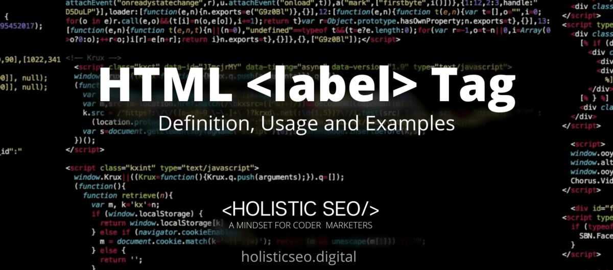 HTML Tag Definition, Usage and Examples - Holistic SEO