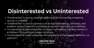 Disinterested vs Uninterested: Difference between Them and How to ...