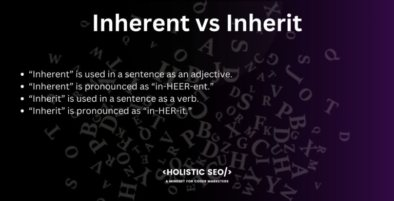 Inherent vs Inherit: Difference between Them and How to correctly use ...
