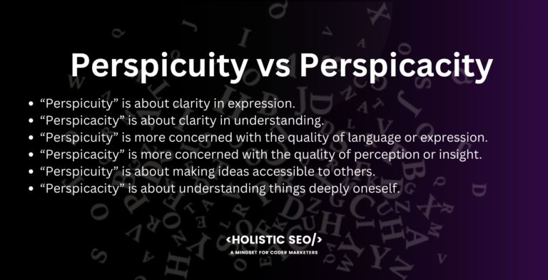 Perspicuity vs Perspicacity: Difference between Them and How to ...