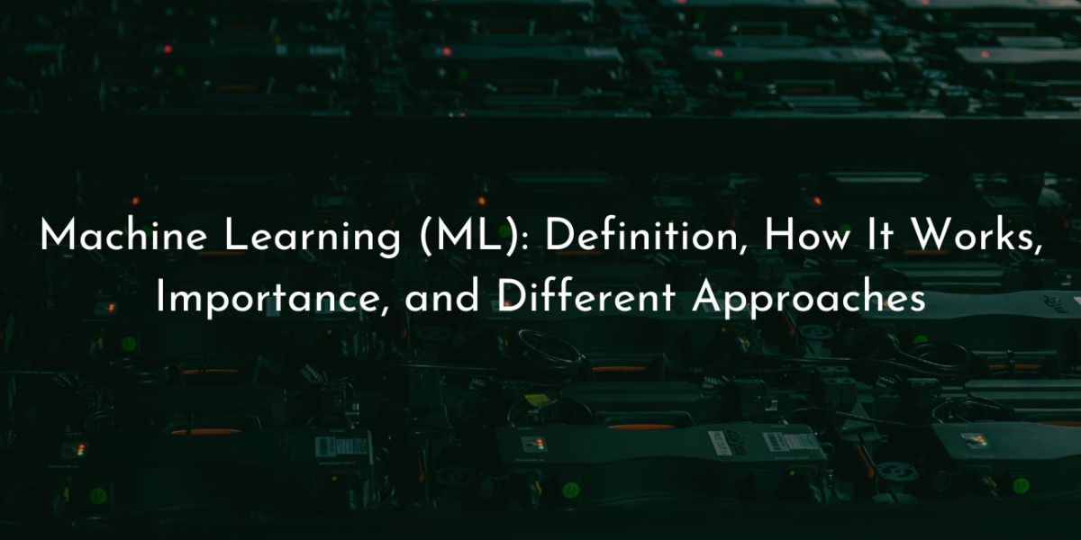 Machine Learning (ML): Definition, How it Works, Importance, and ...